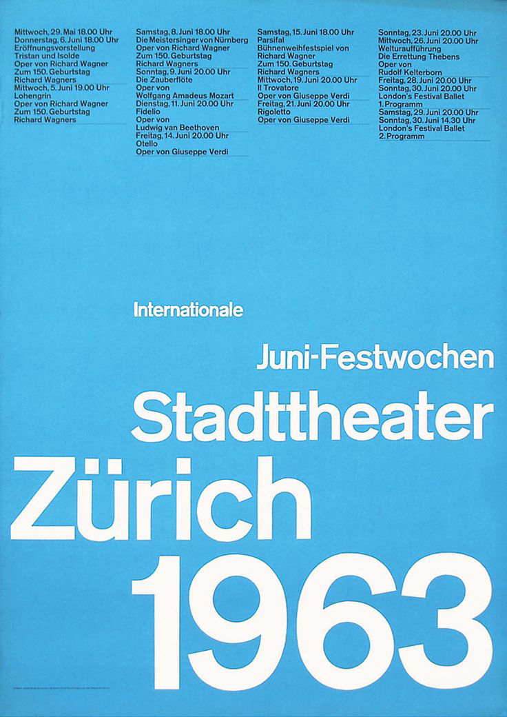 Josef Müller-Brockmann - Famous Swiss Graphic Designer
